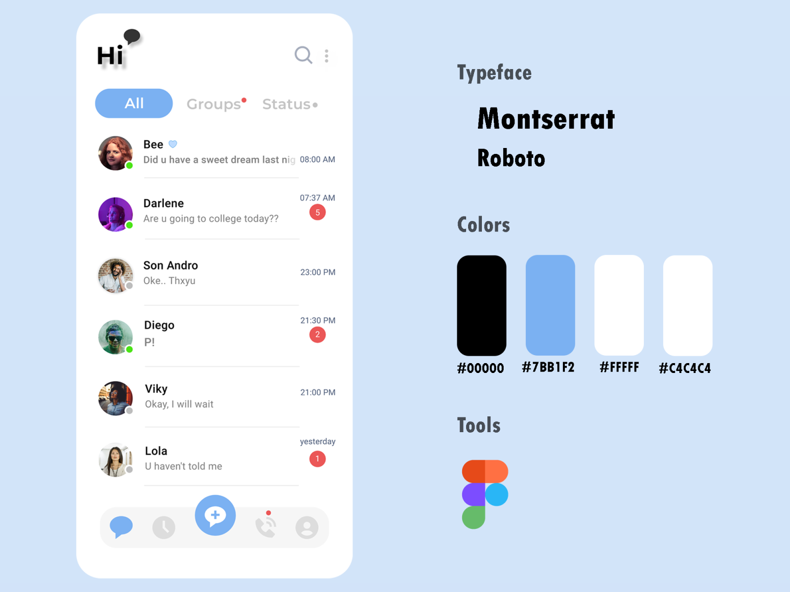 Hi apps by ikbalmarwan on Dribbble