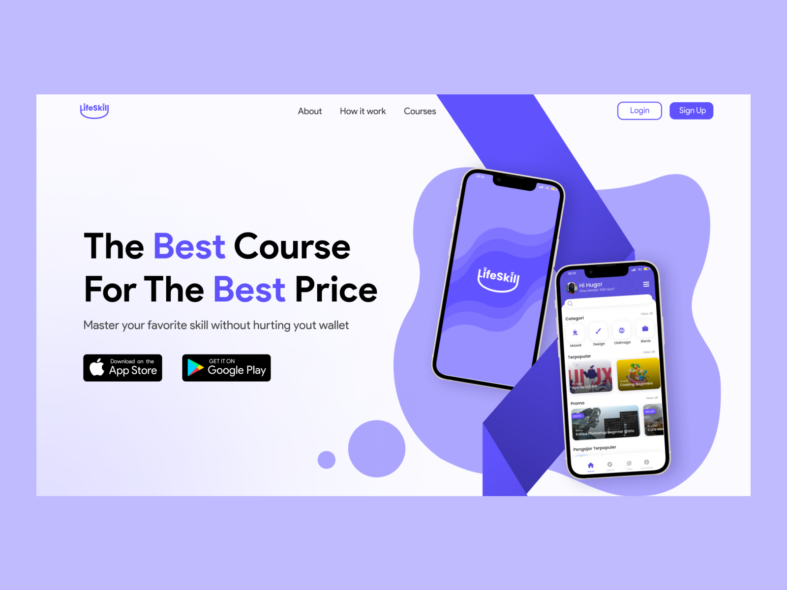 LifeSkill Website by hibban faries on Dribbble