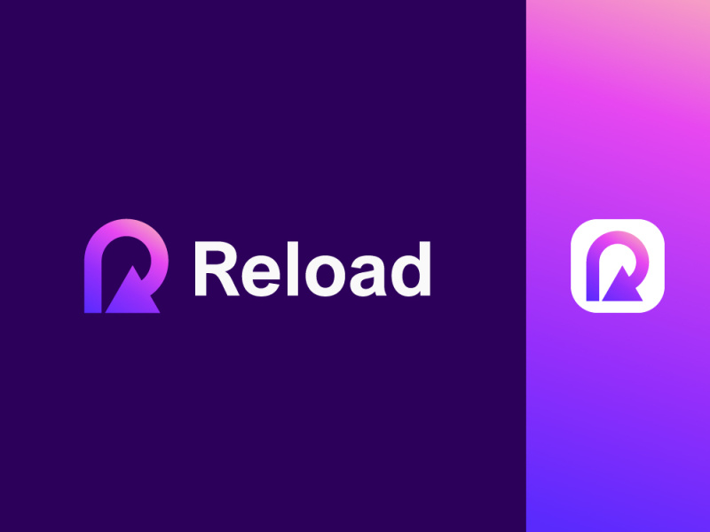 Letter R + Arrow Icon logo design by Rajib Hosen on Dribbble