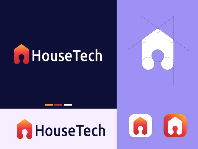 House Tech Modern Logo Design by Razib Hossain on Dribbble