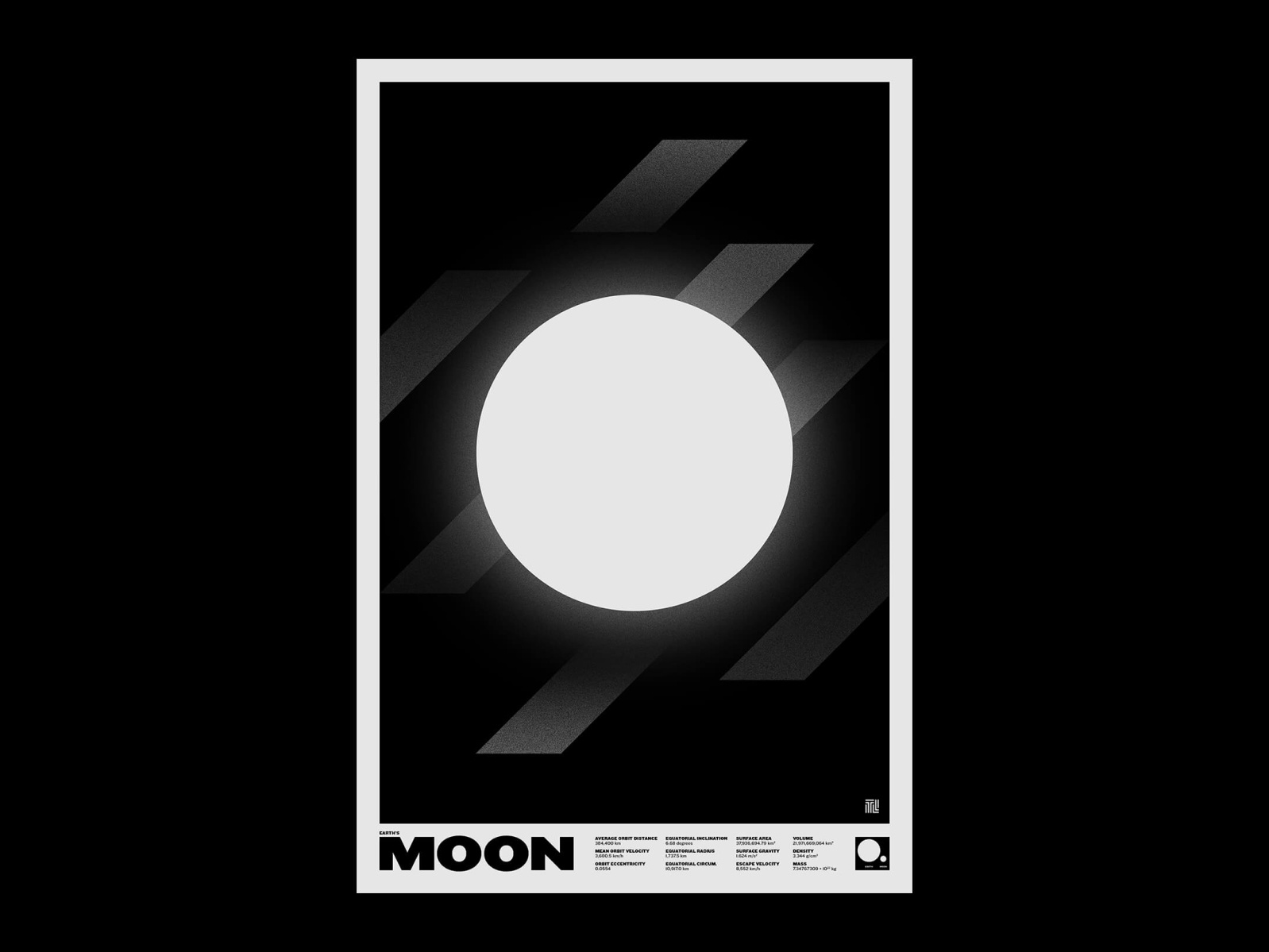 Moon Poster by Tim Lautensack on Dribbble