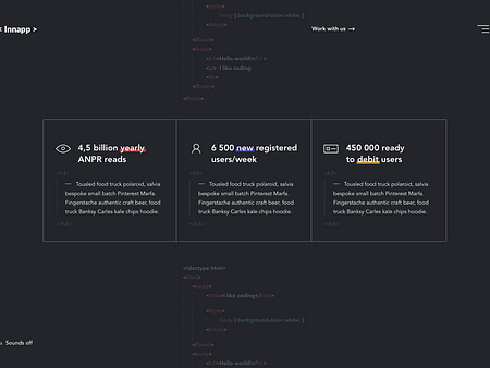Innapp website by Valeria Rimkevich for Fireart Studio on Dribbble