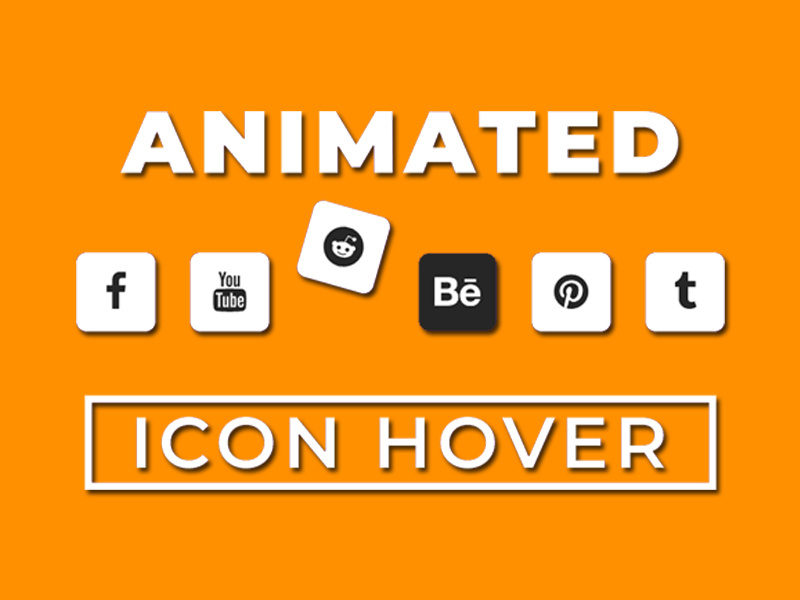 CSS Icons Animation Effect by divinectorweb on Dribbble