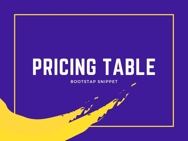 Bootstrap 5 Price Plan Design by divinectorweb on Dribbble
