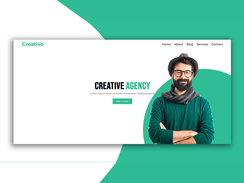 Responsive Agency Web Layout by divinectorweb on Dribbble