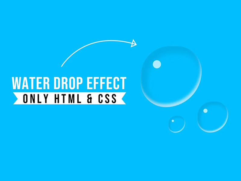 CSS Dropmorphism effect by divinectorweb on Dribbble