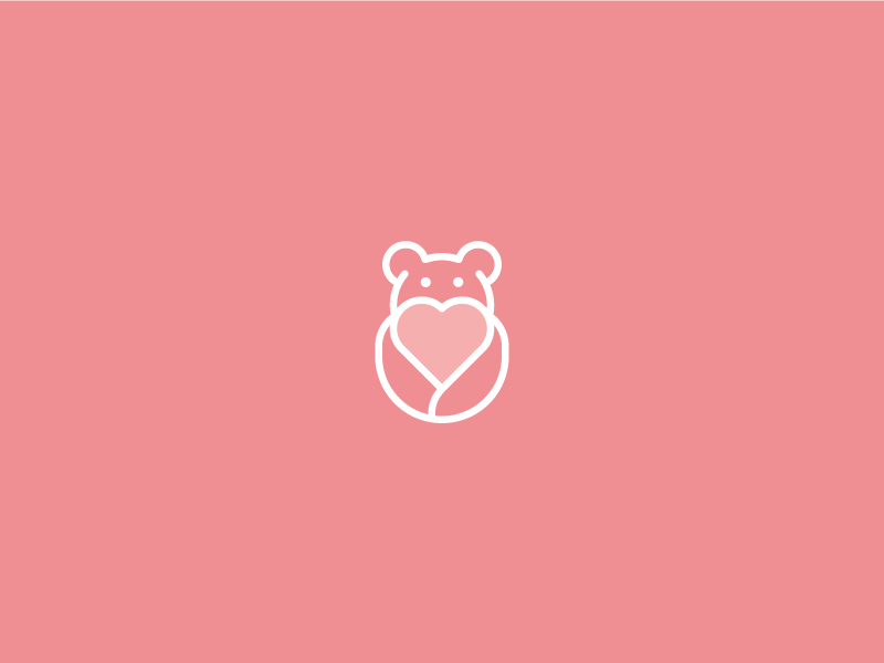 Cuddles For Cuties logo by Gunnar Harrison on Dribbble