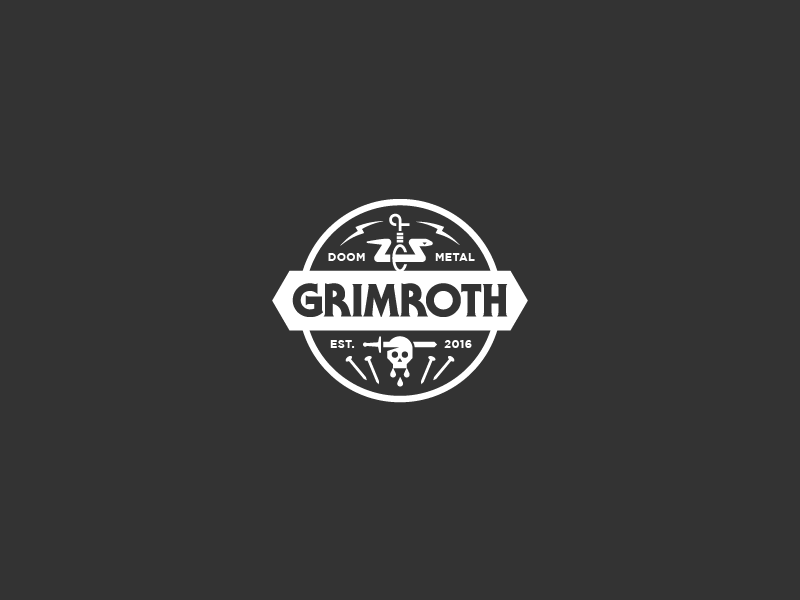 Grimroth Band Badge by Gunnar Harrison on Dribbble