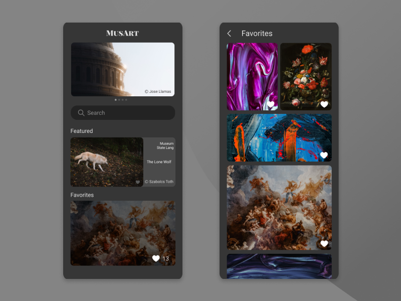 Favorites - Daily UI 044 by Jessica on Dribbble