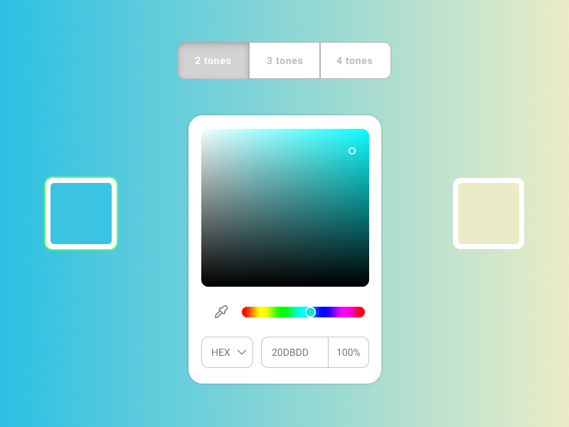 Color Picker - Daily UI 060 by Jessica on Dribbble