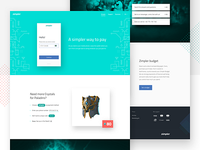 Zimpler by Johanna Antonsson on Dribbble