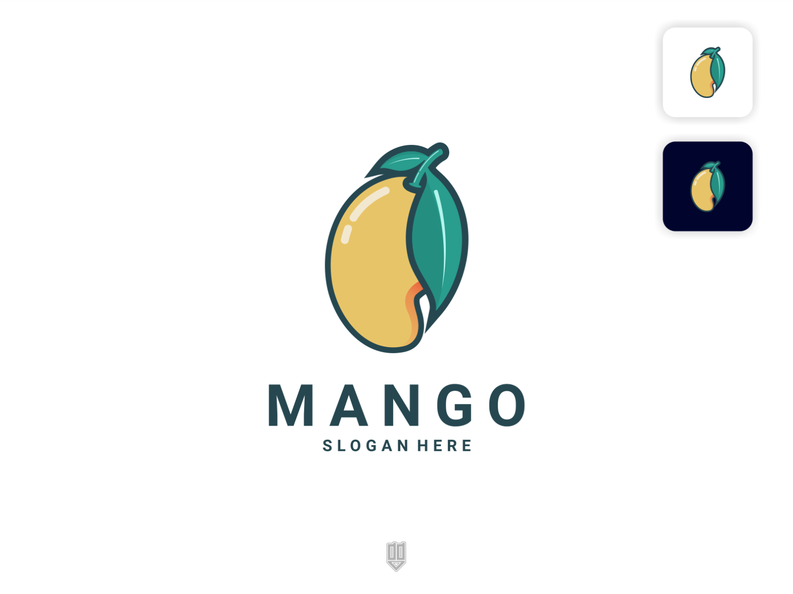 mango logo by dimitri designer on Dribbble
