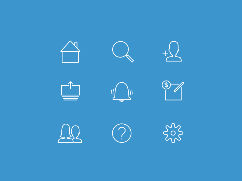 Venmo Icon Set by David on Dribbble
