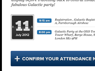 Date flipper by Jon Aizlewood on Dribbble