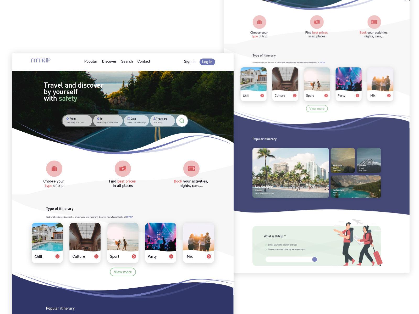 Daily UI 079 - Itinerary by Dana on Dribbble