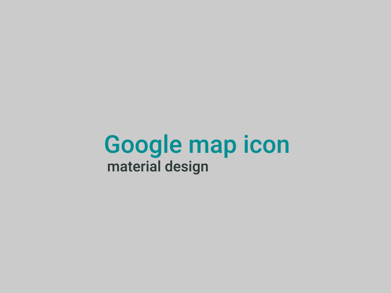 Google map icon by kelvin zhu on Dribbble