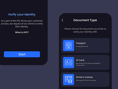 KYC & Identity Verification App — Mobile by Zoftify — Travel UI/UX on ...