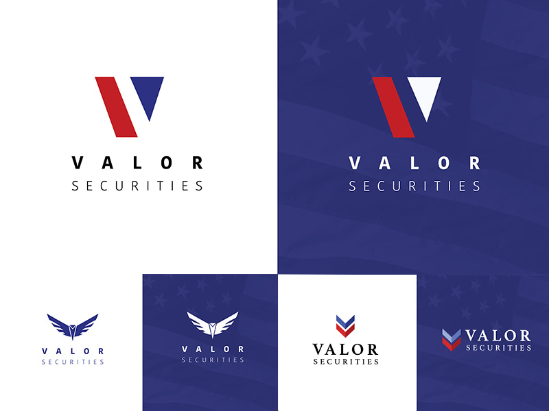 Valor Logo Concepts by Kate Staaf on Dribbble