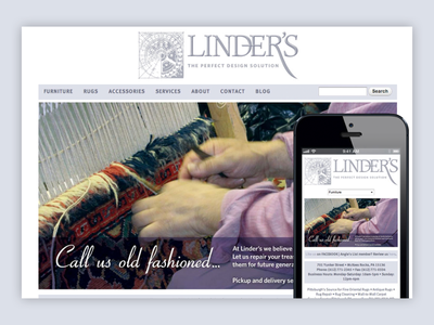 Linder's Website by Damian Hassan on Dribbble