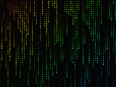 Matrix Rainbow Rain by Matei Copot on Dribbble