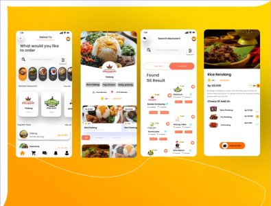 Food Ui App by Nsign on Dribbble