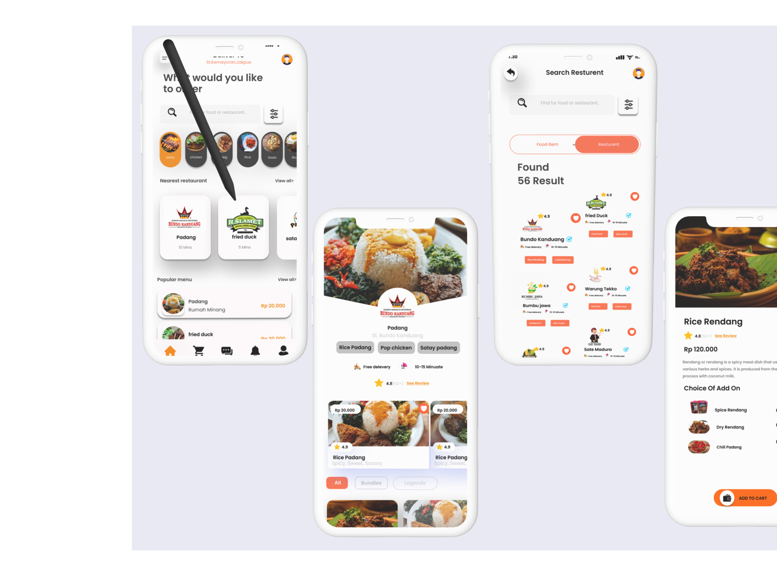 Foodie App by Nsign on Dribbble