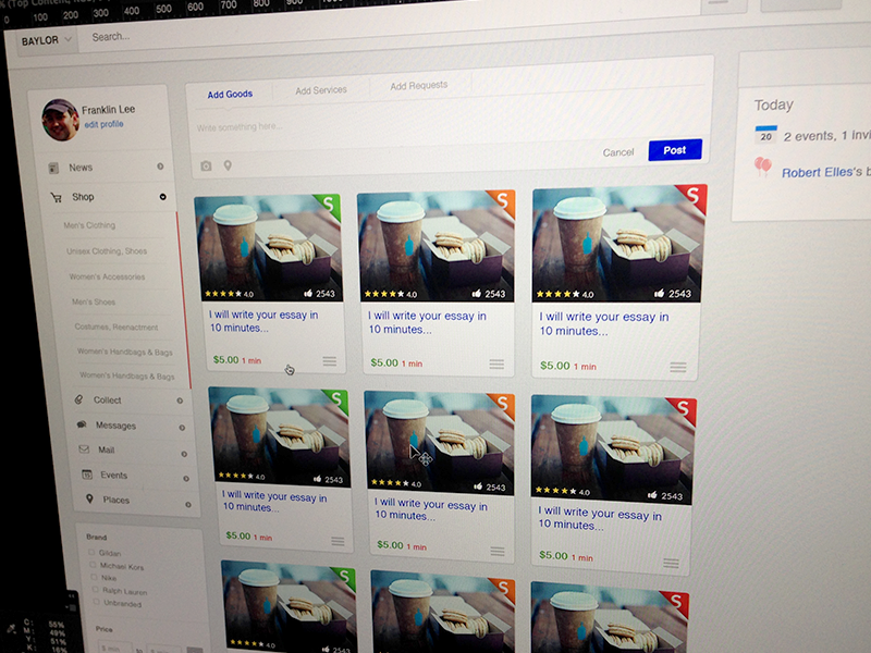 Shop Page by Naoshad Alam on Dribbble