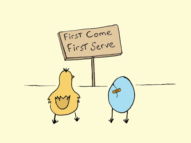 Which Came First by Daedal on Dribbble