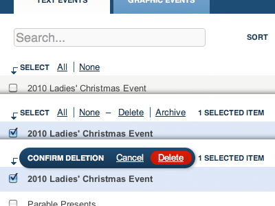 Inline Confirmation by Darren Beckett on Dribbble