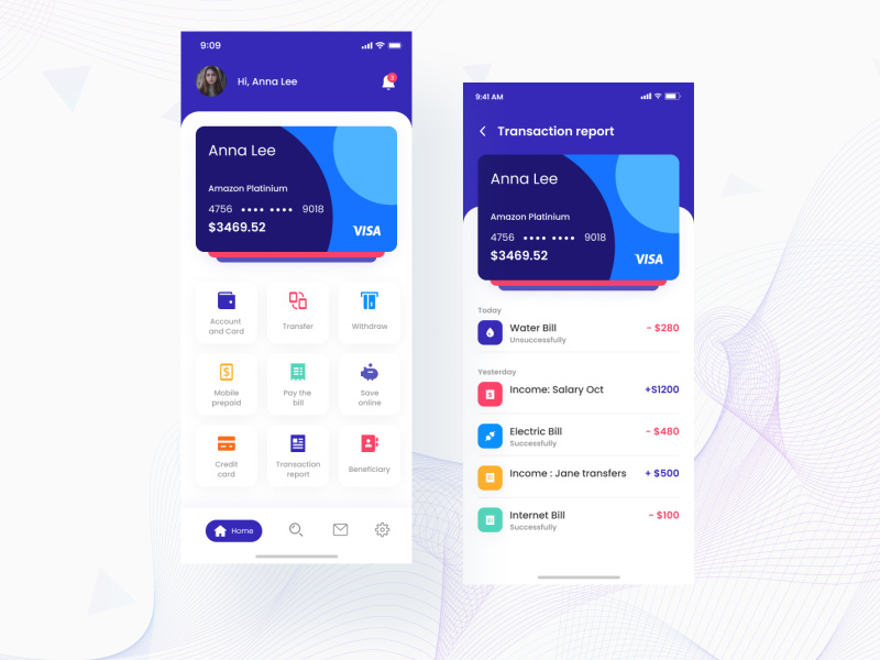 Finance App | UI Design by Sachin Kumar Barnwal on Dribbble