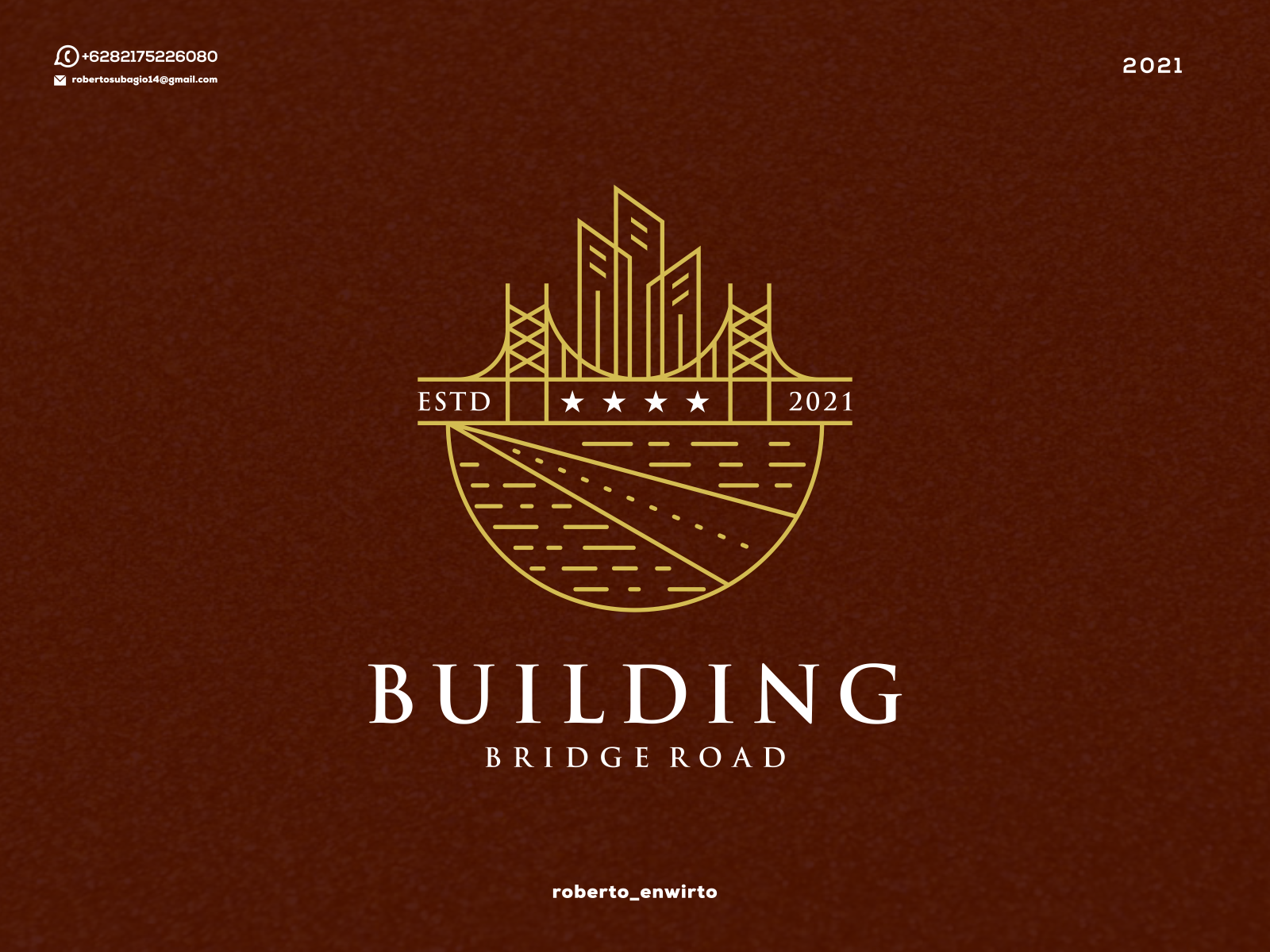 Building Bridge Road Logo by robertos_enwirto on Dribbble