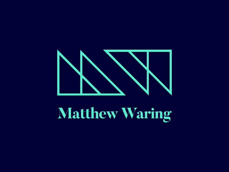 My new logo by Matthew Waring on Dribbble