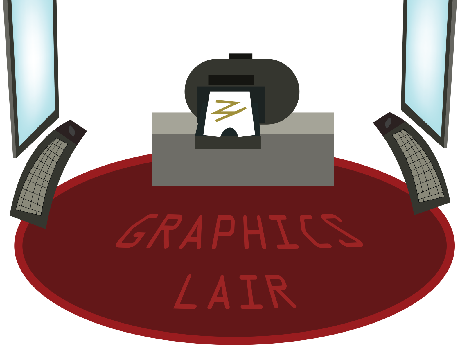 Graphics Lair Logo by Usman Safeer on Dribbble