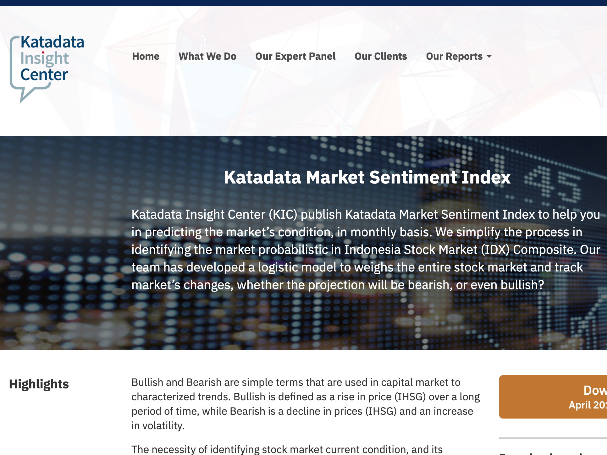 Katadata Insight Center by Firman Firdaus on Dribbble