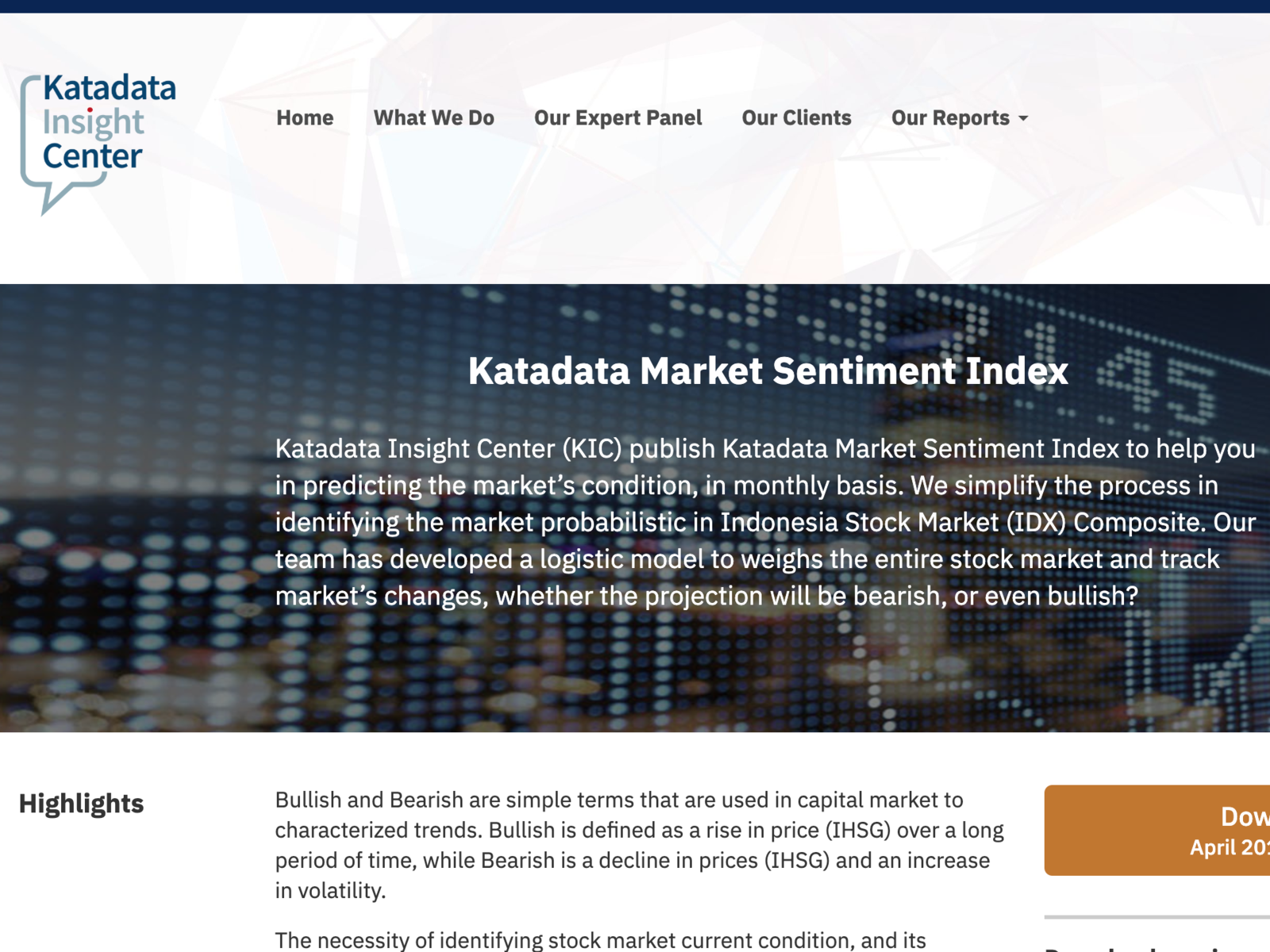 Katadata Insight Center by Firman Firdaus on Dribbble
