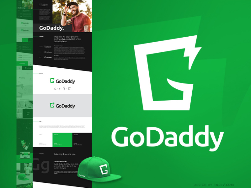 GoDaddy Logo Redesign Concept by Ralev.Com on Dribbble