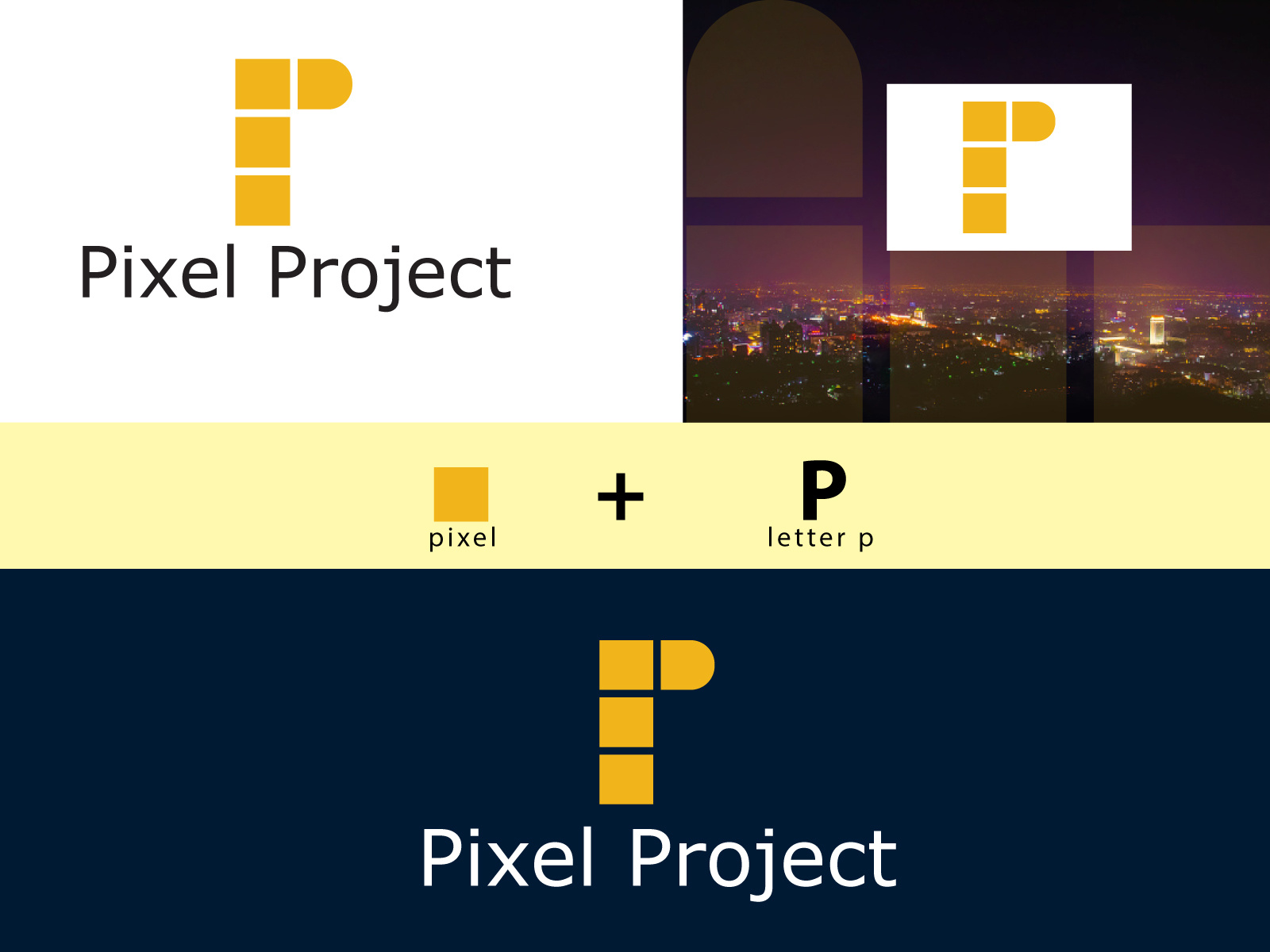 (pixel-p) brand logo design by Md. Tarak on Dribbble