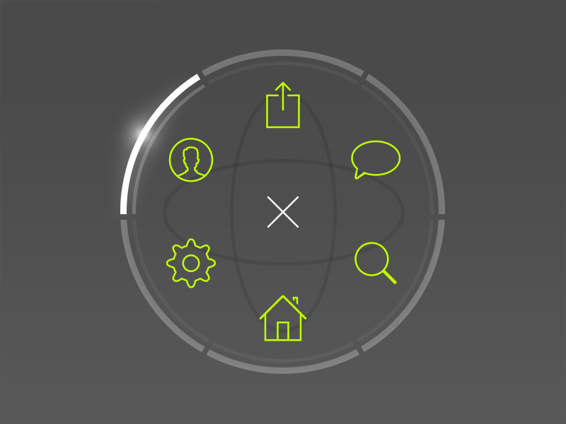 Circular UI by Edmundo Muyco on Dribbble