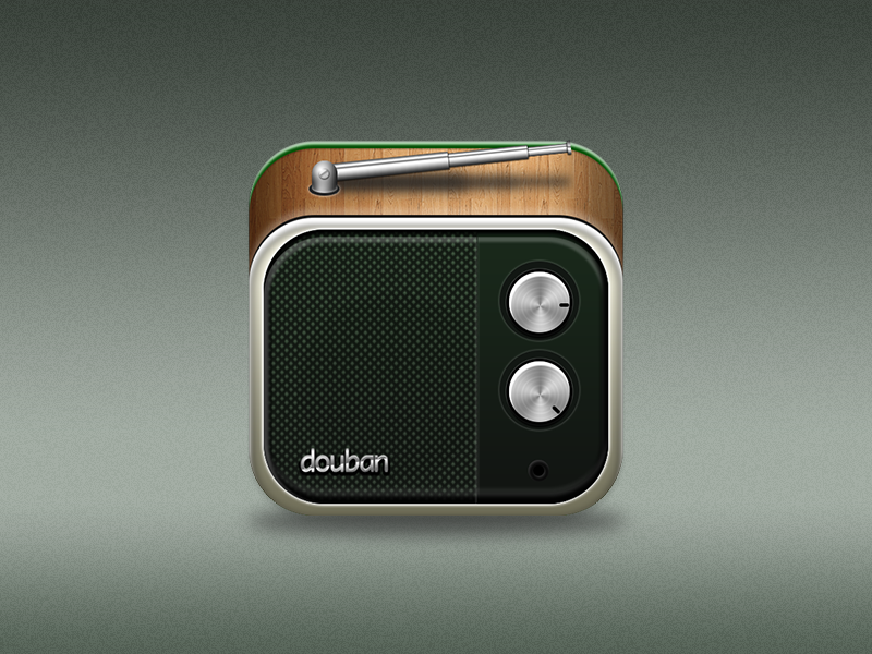 Douban Fm App icon by Fangming Li on Dribbble