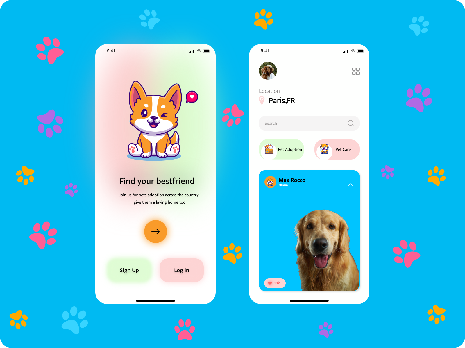 Pet - Mobile App Design by Nilsu Yilmaz on Dribbble