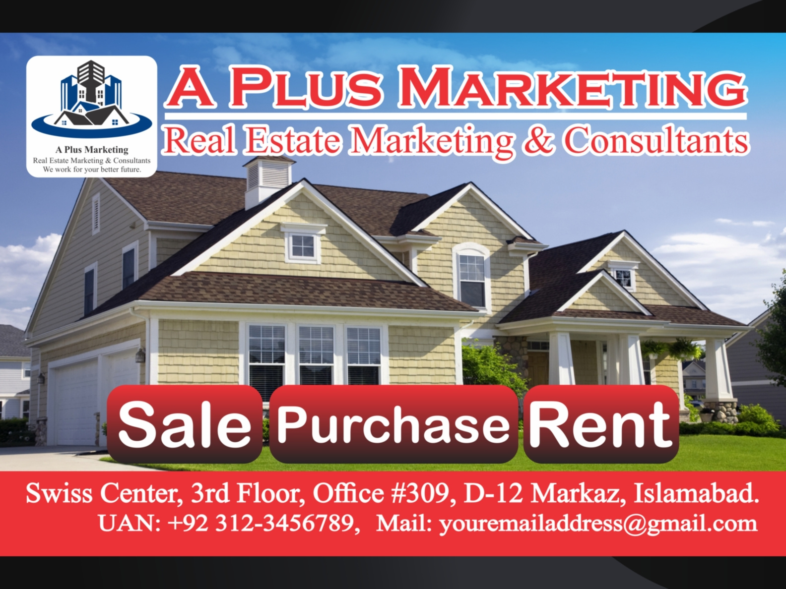 Flex Designs for Property Advisors by Tayyab Naeem | Dribbble