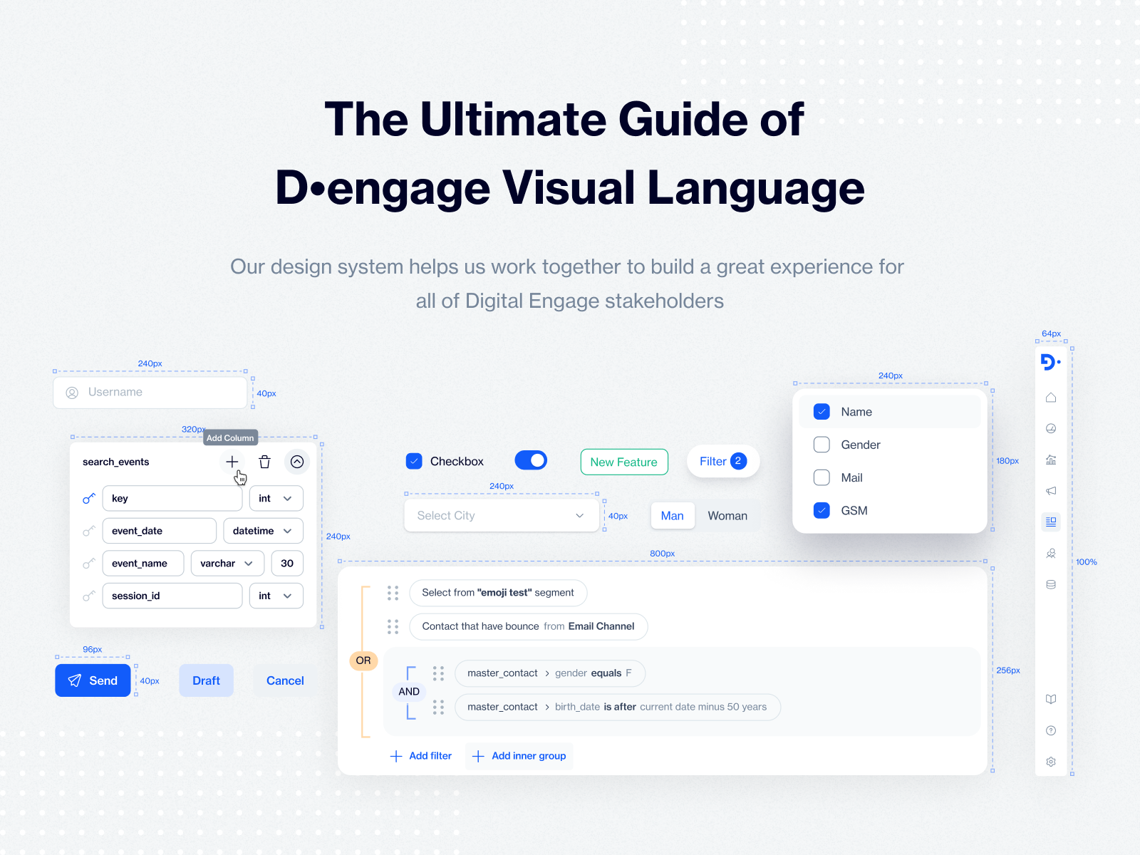 D·engage Design System Documentation by Halil Nuroğlu on Dribbble