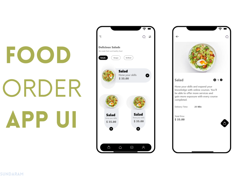 FOOD ORDER APP UI by Sri Nithin Somasundaram on Dribbble