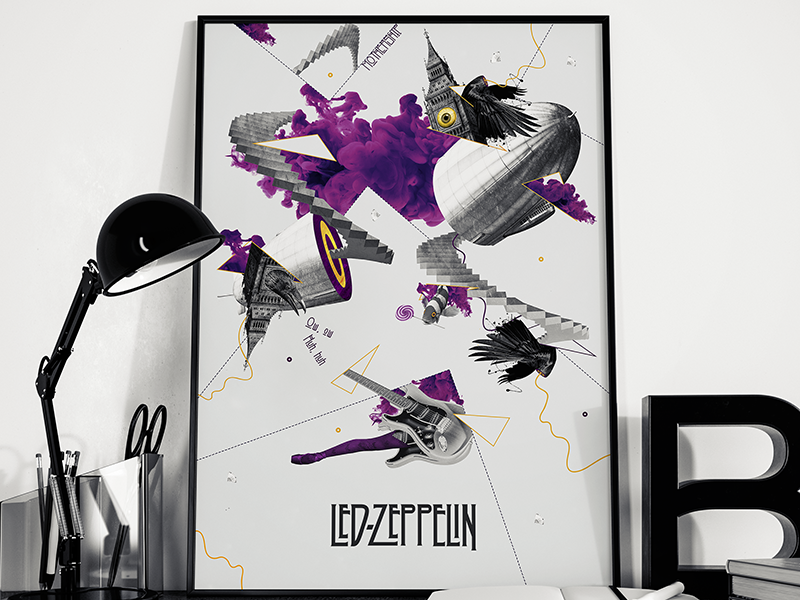 Led Zeppelin by Greg Bassisst on Dribbble