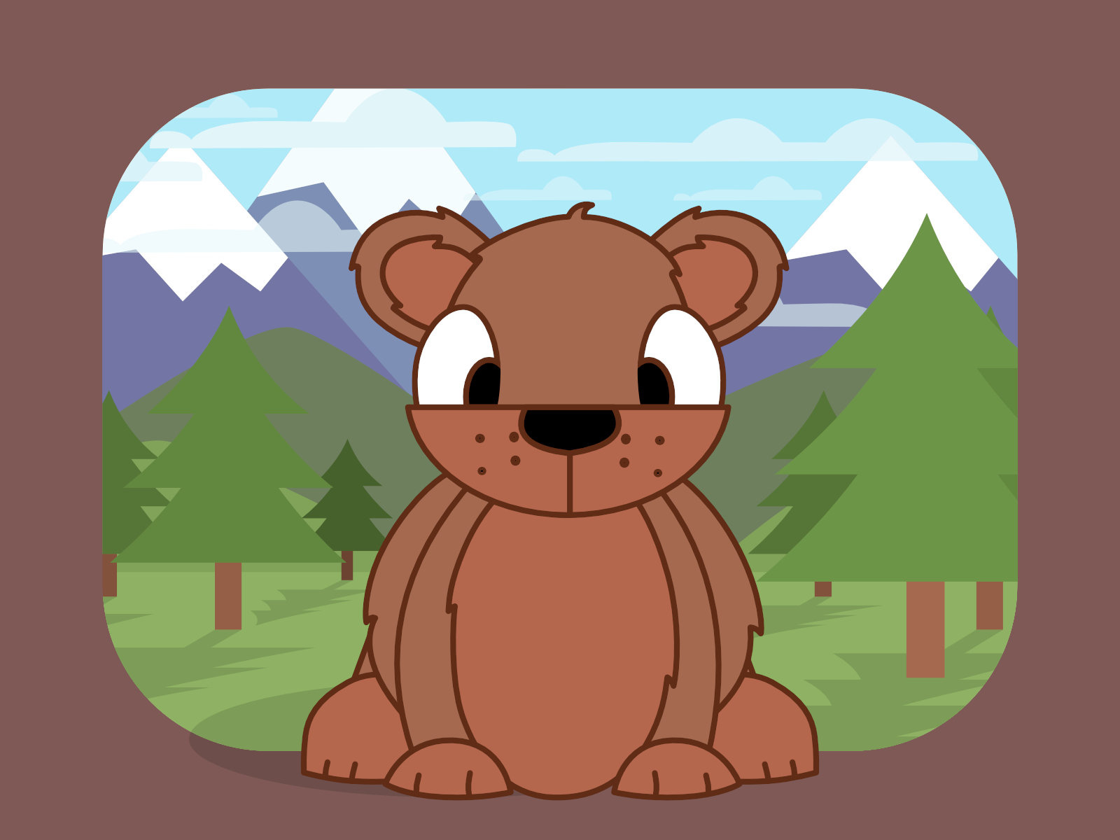 bear by Nathan Juno on Dribbble