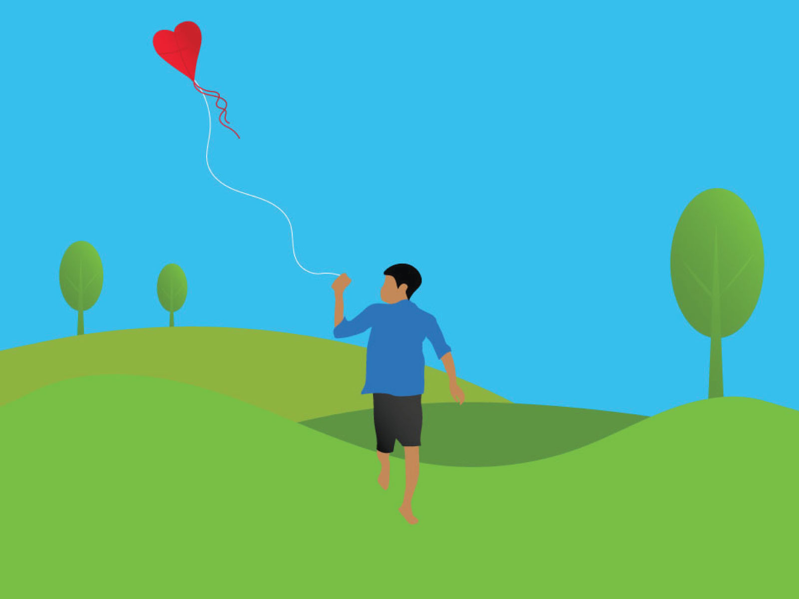 Kites (Love) by Vignesh on Dribbble