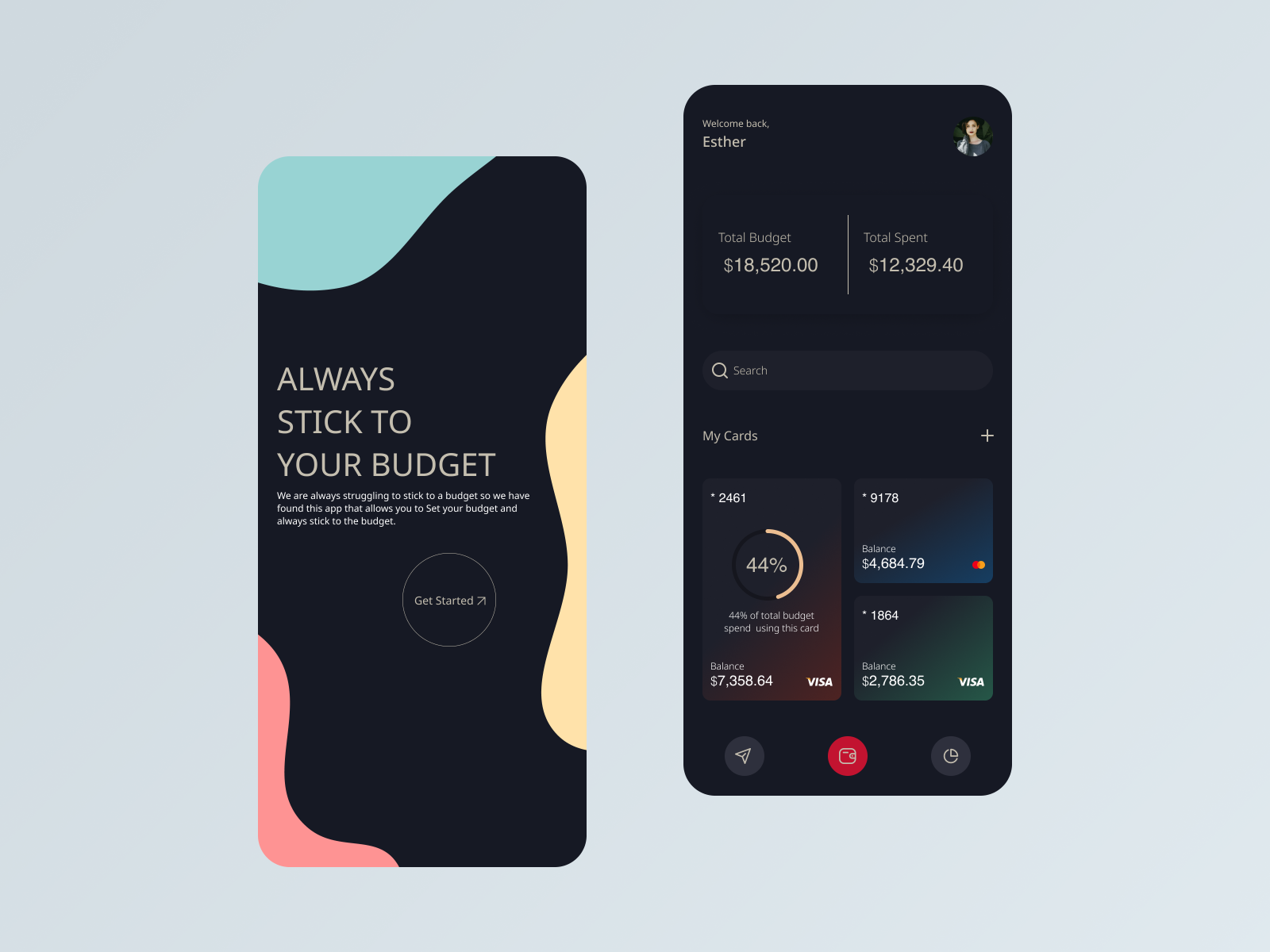 Budgeting App Concept by Gowtham Sidharth for HQ on Dribbble