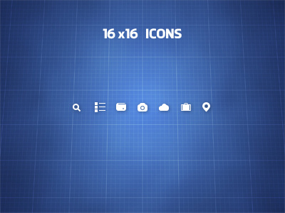 16x16 Icons by DesignDesk on Dribbble