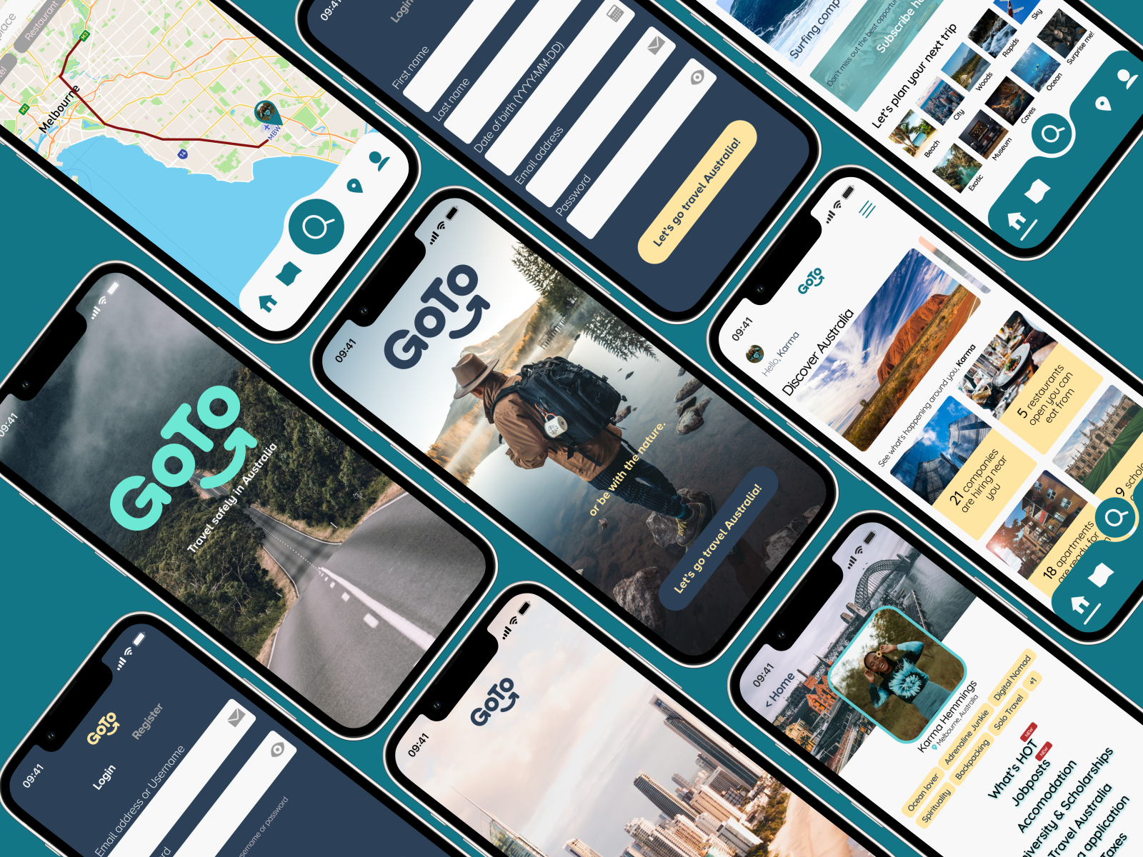 GoTo: travel guide app by Kim Manzano on Dribbble
