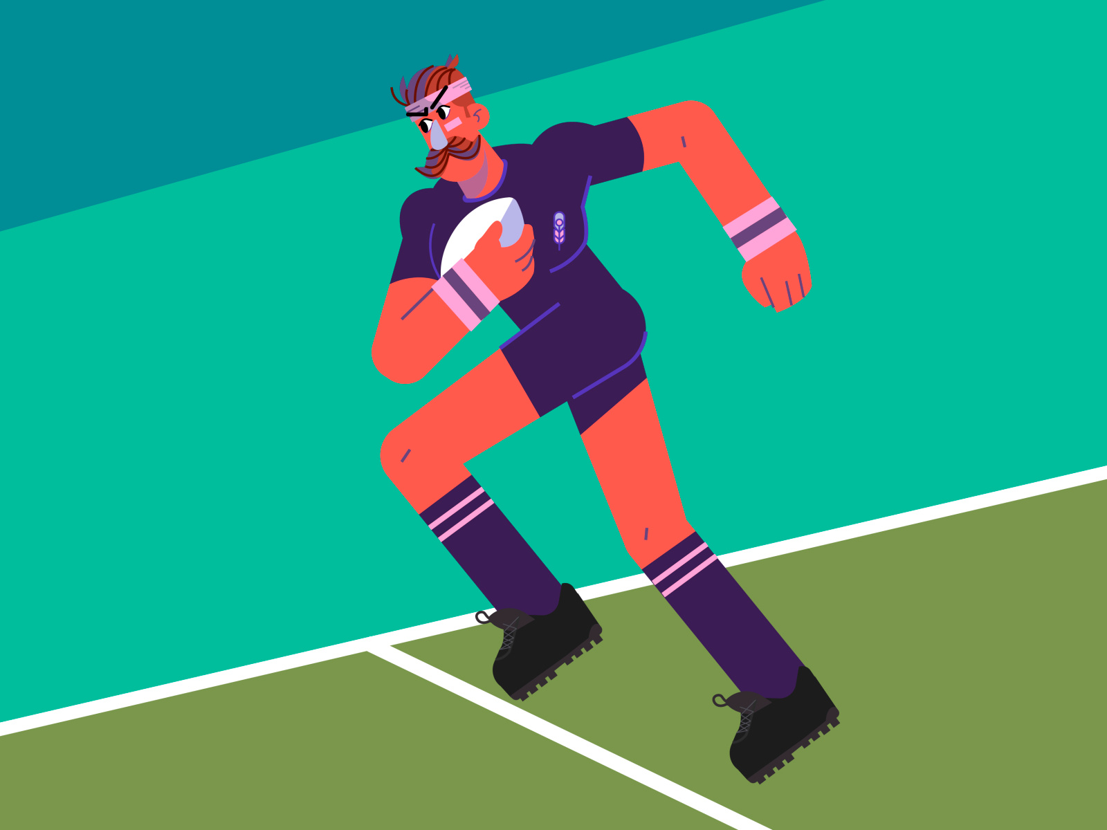 Rugby 🏉 by Andres Gonzalez on Dribbble